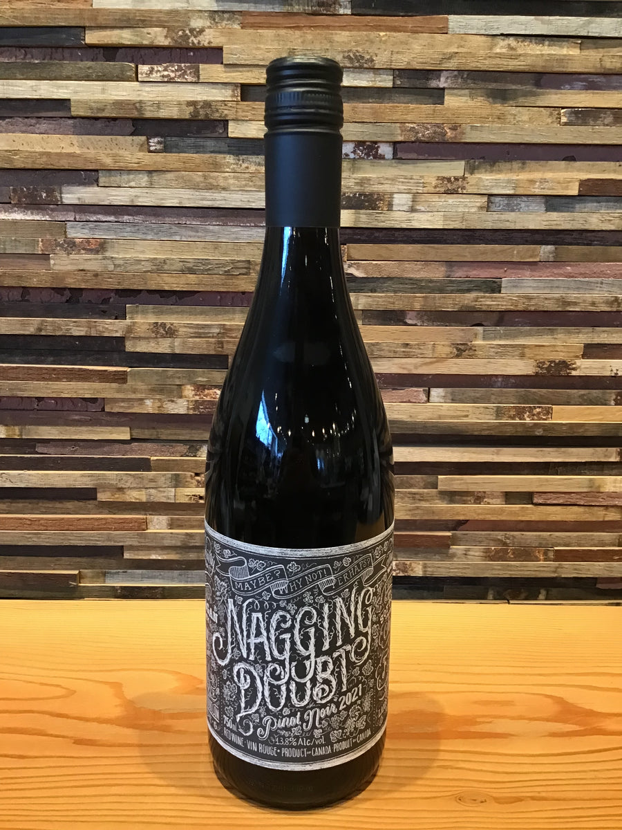 Nagging Doubt Pinot Noir – British Columbia Wine Information Centre